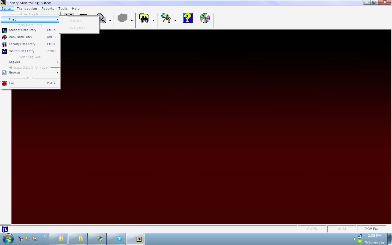 Library Monitoring System Sourcecodester